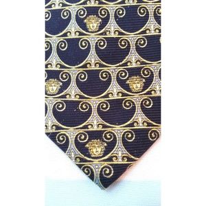 Versace | Accessories | Versace Black Base Classic Golds And Yellows ...